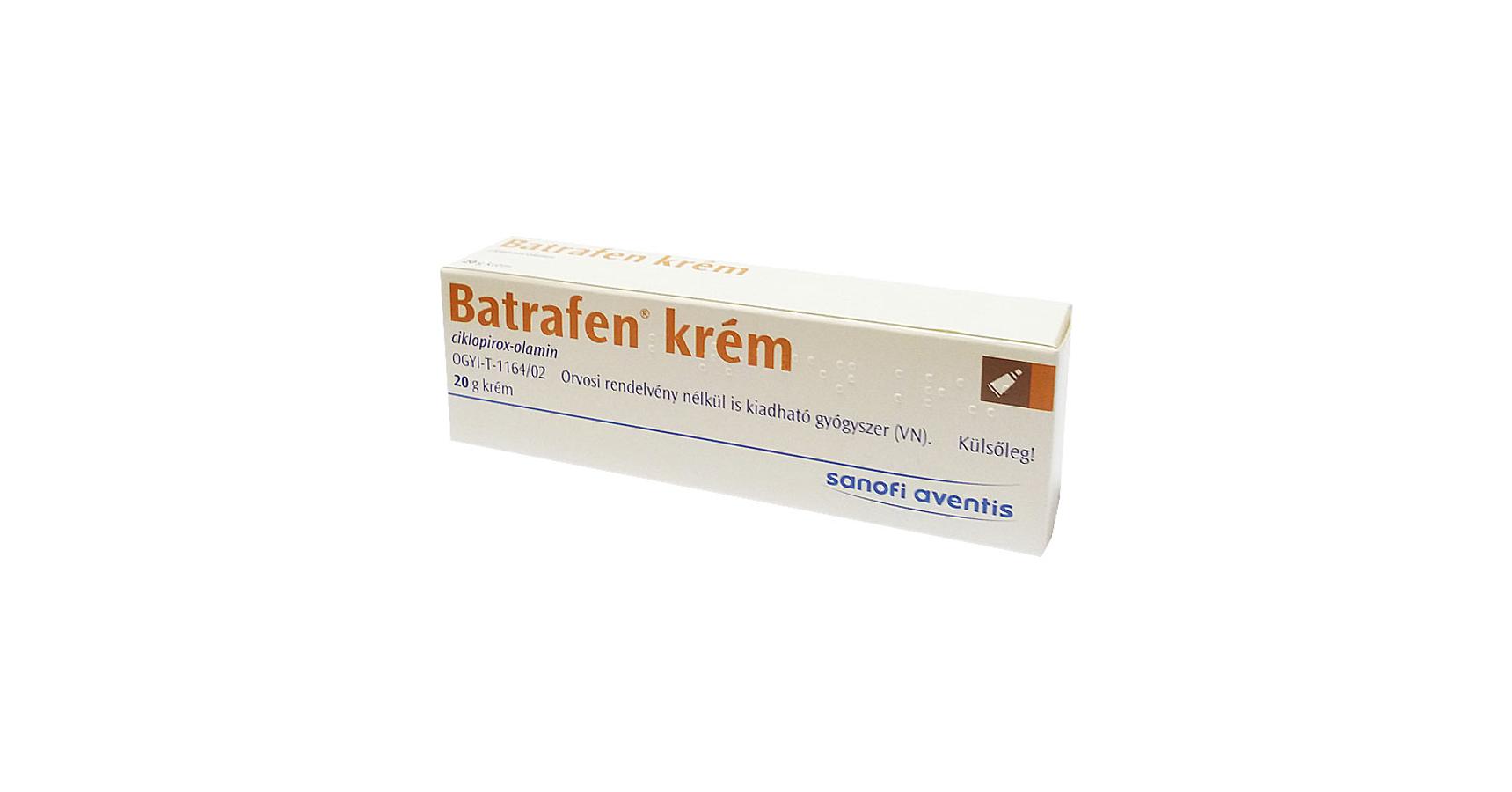Batrafen 10 mg/g krém (1x20g) - Köröm és lábápolás