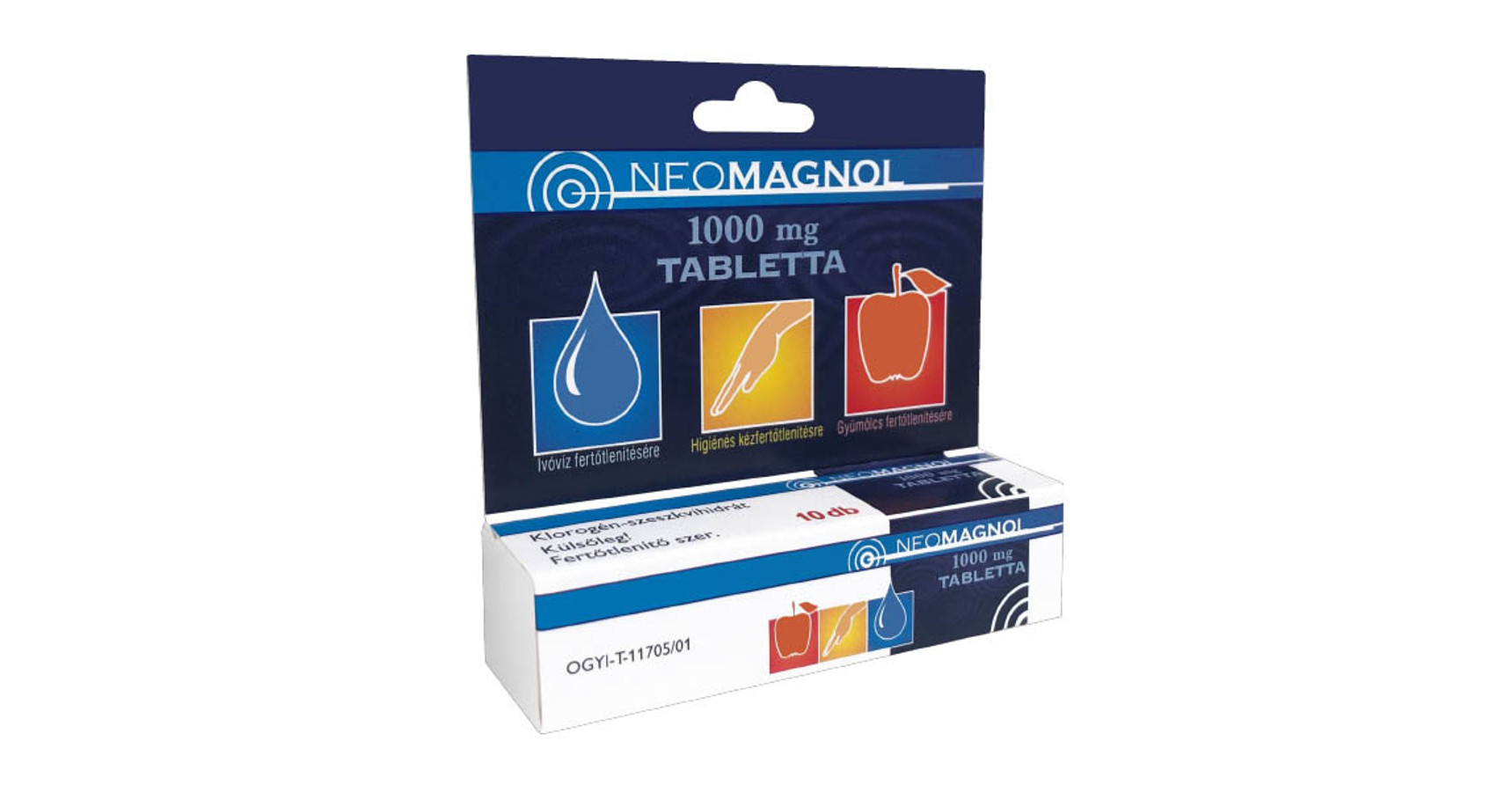 Neomagnol tabletta (10x) - Sebkezelés