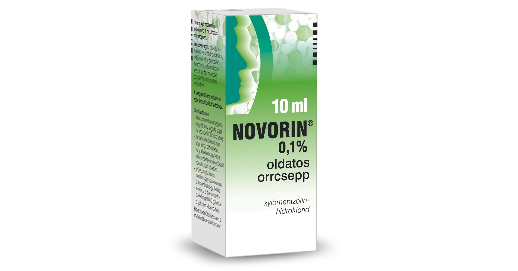 Novorin 0,1% oldatos orrcsepp (10ml) - Orrcsepp, Orrspray