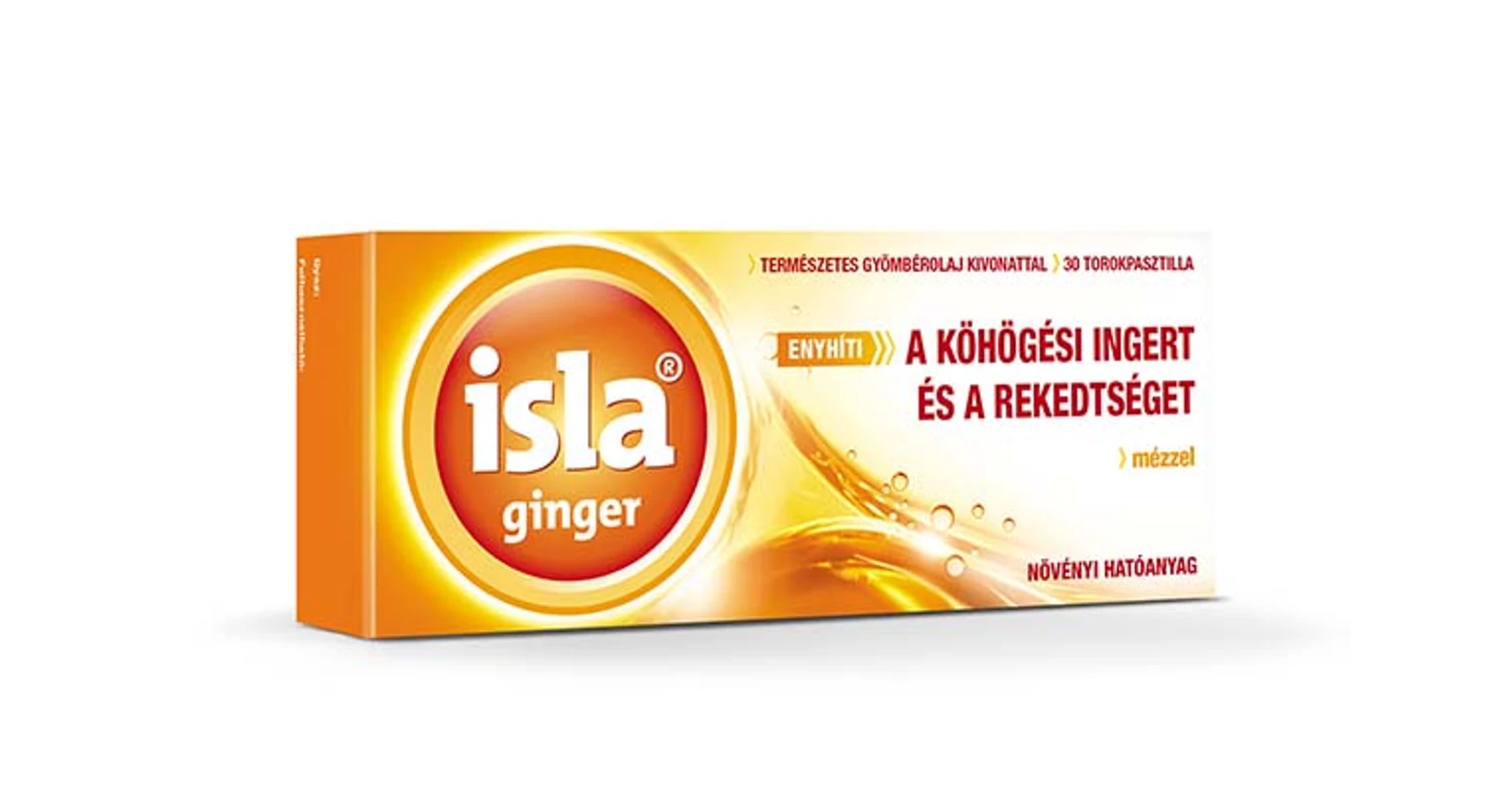 Isla-Ginger torokpasztilla (30x) - Köhögés