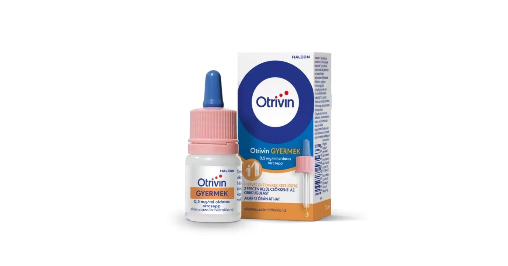Otrivin 0,5 mg/ml oldatos orrcsepp (0,05%) (10ml) - Orrspray