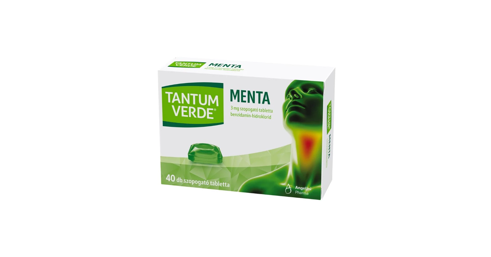 Tantum Verde Menta 3mg szopogató tabletta (40x buborékcsomagolásban ...