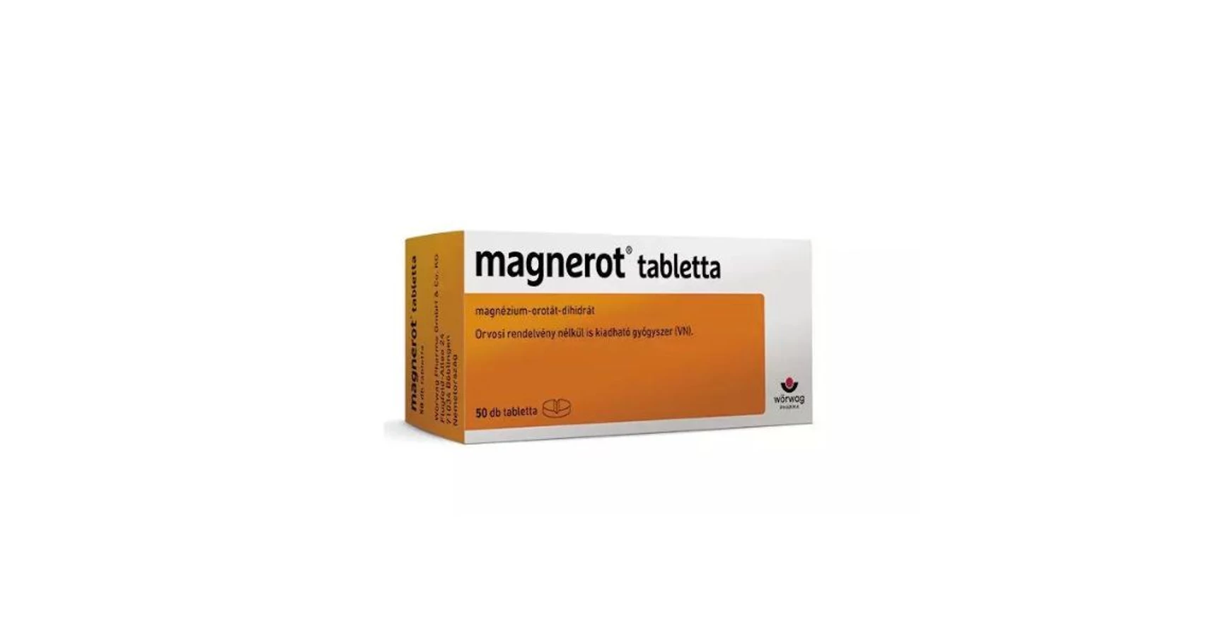 Magnerot tabletta (50x PVC/AL) - Magnézium