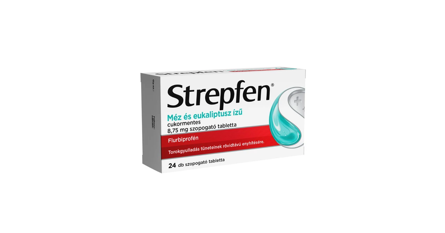Strepfen méz eukalipt. cukorment. 8,75 mg szopogat (24x) - Torok