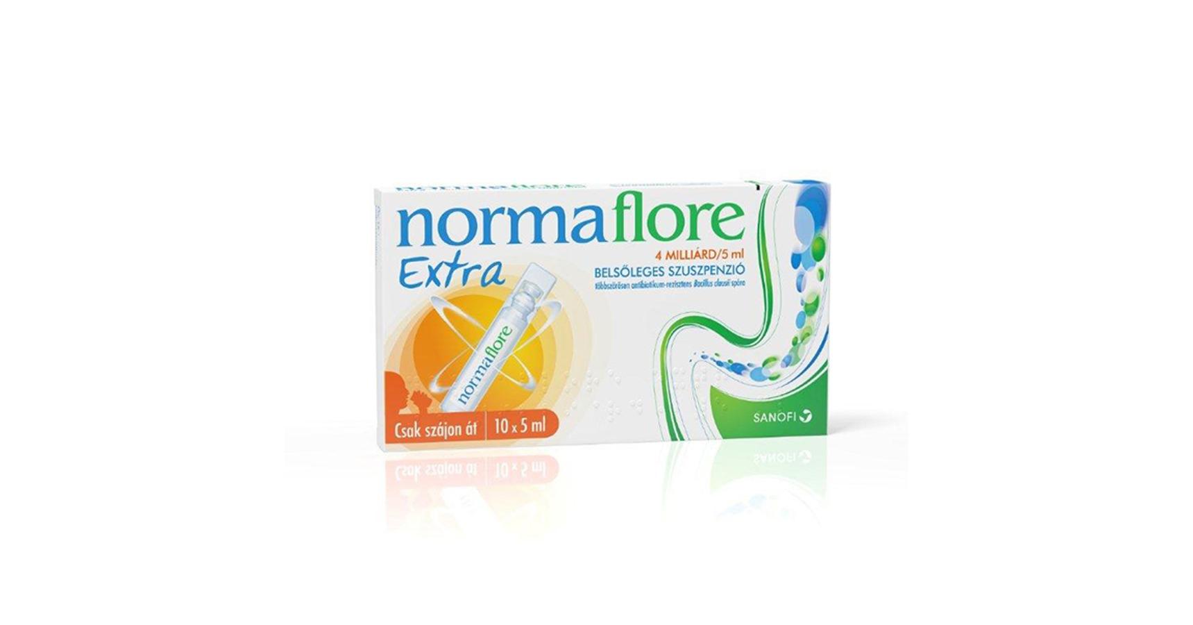 Normaflore Extra 4 milliárd/5 ml belsőleges szuszp (10x5ml tartályban ...