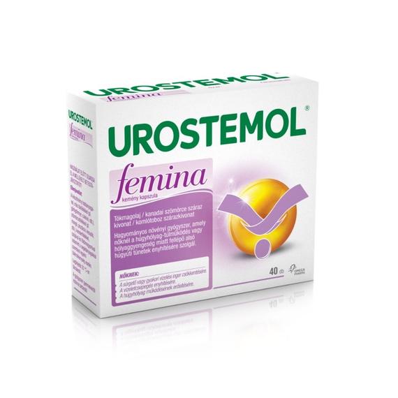 Urostemol Femina kemény kapszula (40x) - Inkontinencia