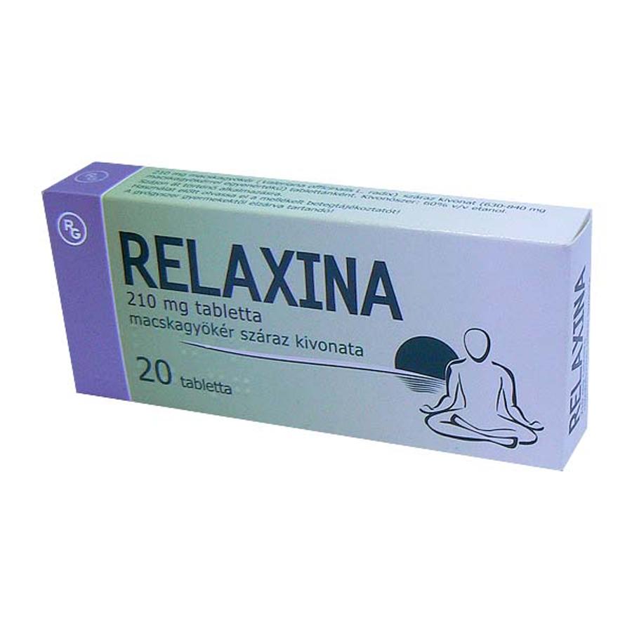 Relaxina 210 mg tabletta (20x buborékcsomagolásban) - Nyugtatók ...