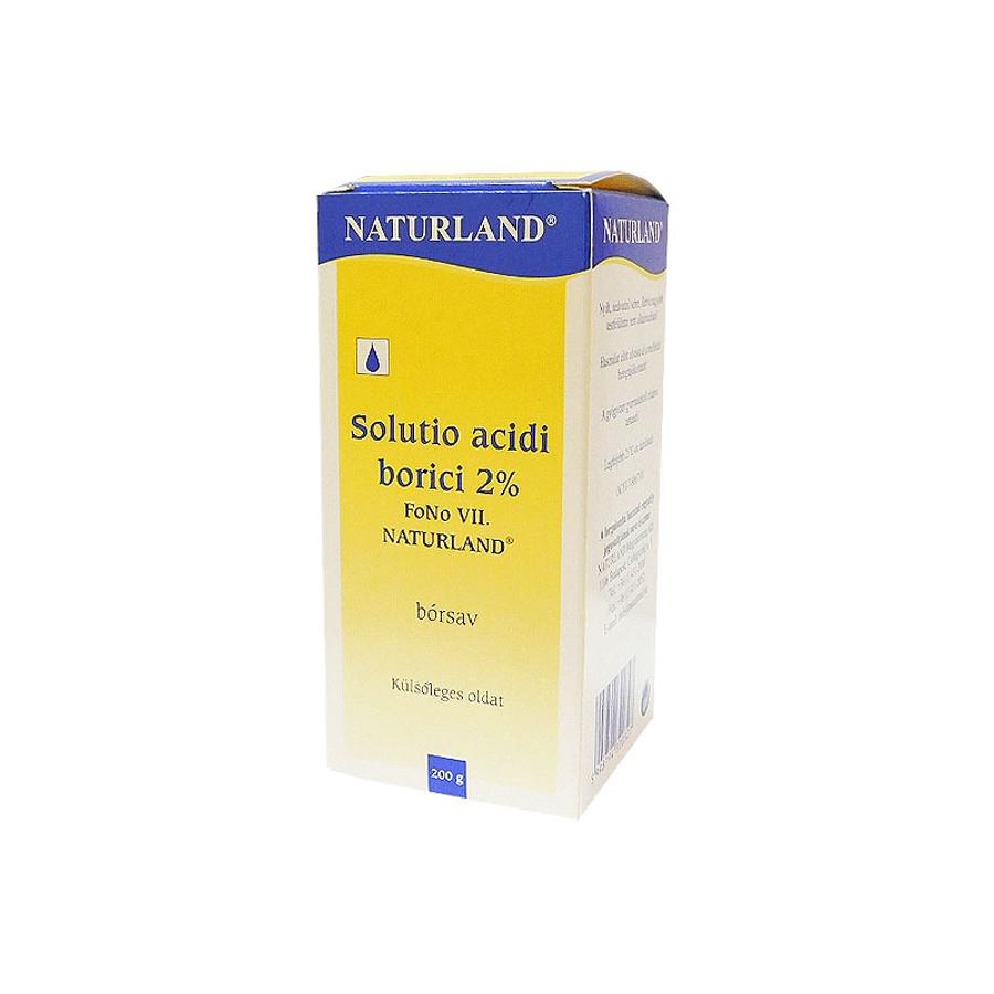 Sol. acidi borici 2% FoNo VIII NATURLAND TT (200g)